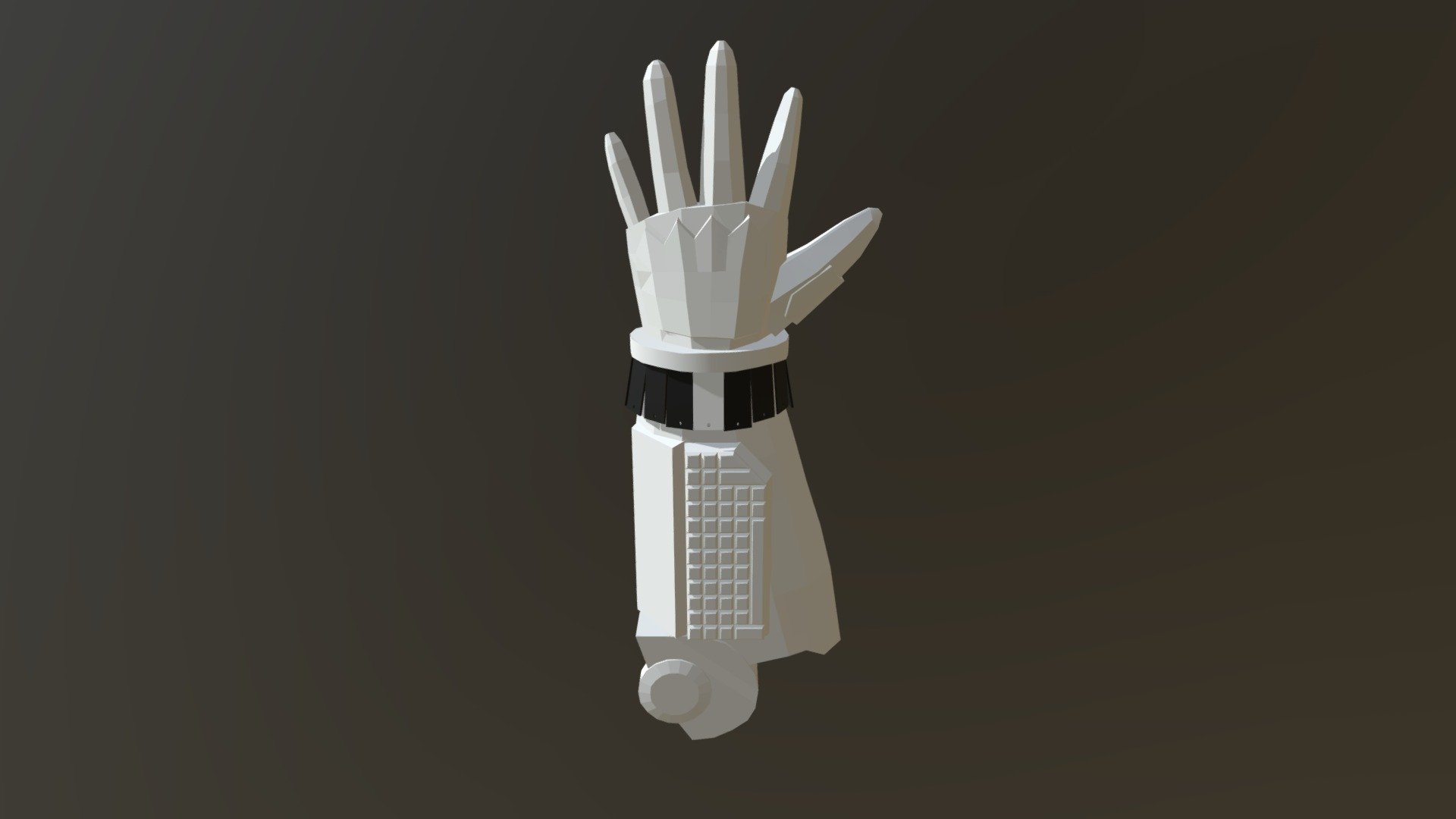 Gauntlet Textureless - 3D model by hrydell [1de9a46] - Sketchfab