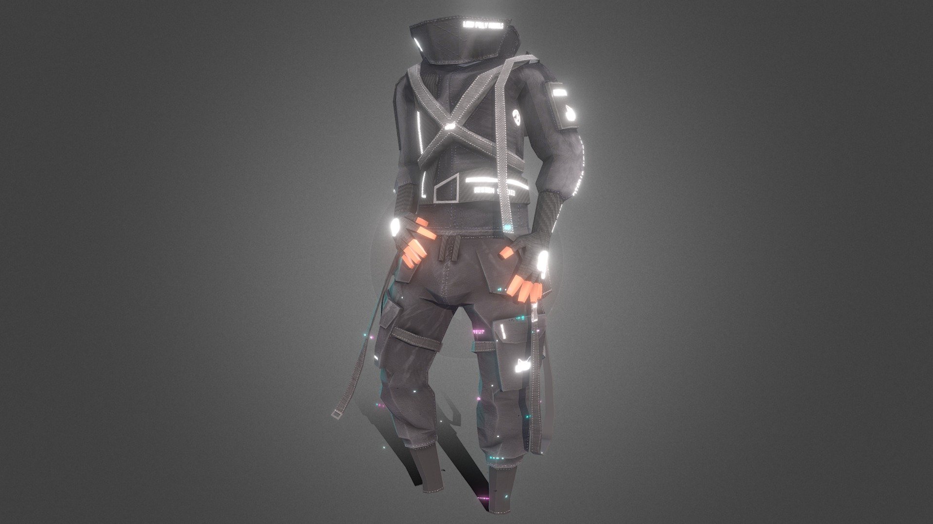 TechWear Outfit | Baggy - 3D model by Low Poly Models ...