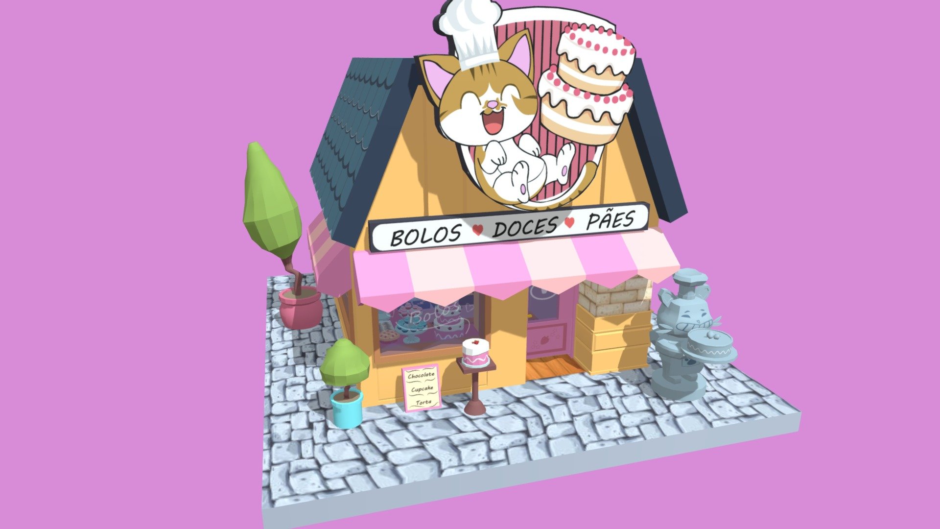 Bakery Low Poly - Download Free 3D model by Lucas Ferreira (@lucasfl446 ...
