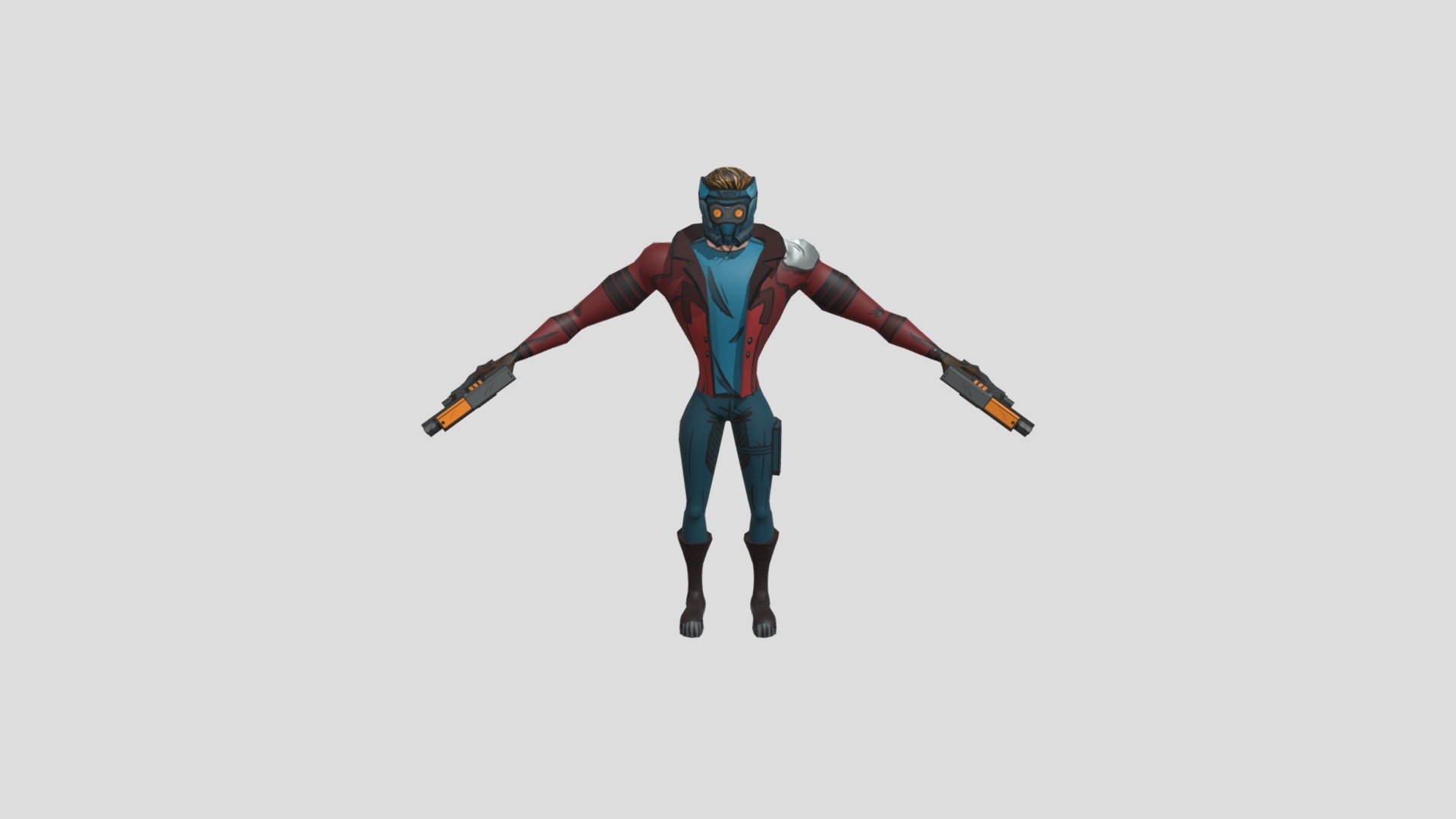 Starlord - 3D model by farreraspol (@Pol.Farreras) [1dec86b] - Sketchfab
