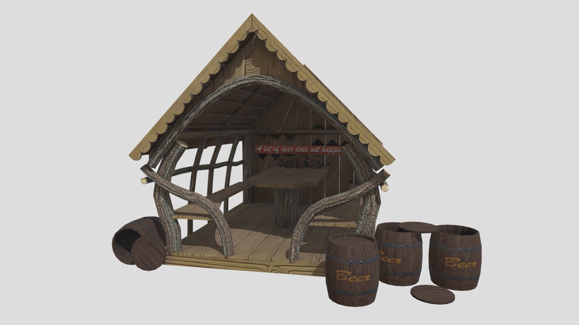 Gazebo - 3D model by mr.pointer (@mrpointer) [1ded899] - Sketchfab