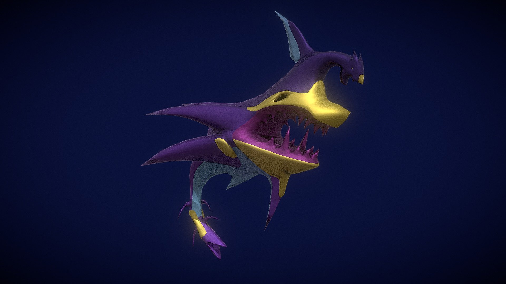 Shark Caesar (Yugioh) - Buy Royalty Free 3D model by Yanez Designs ...