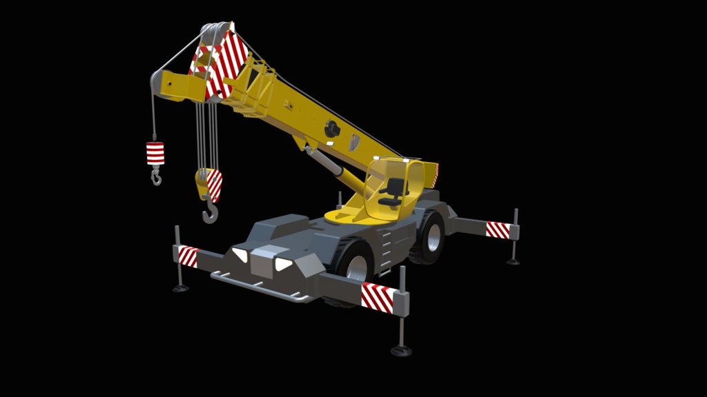 Crane Rotation Animation (23-09-16) - 3D model by Techworld Smart ...