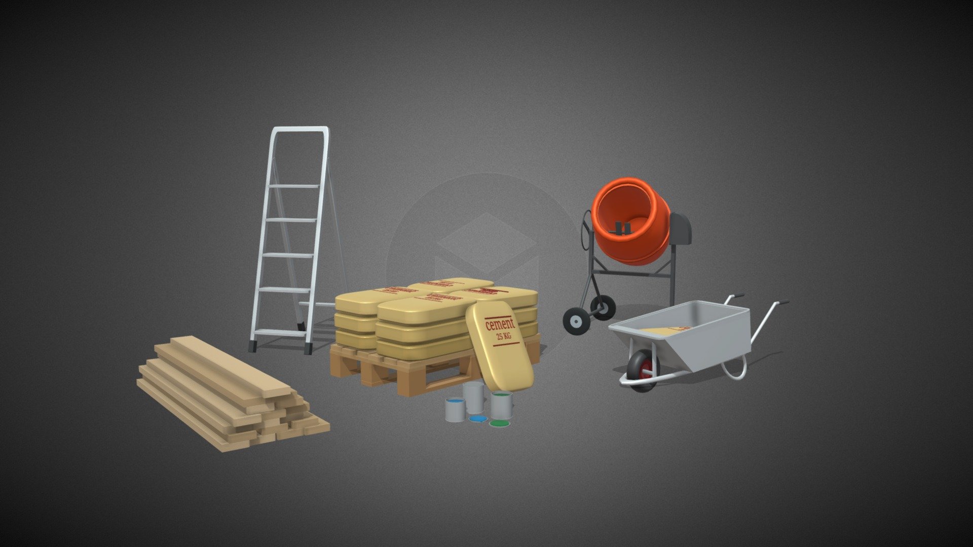 Building Materials ver2 - 3D model by ice La77e (@iceLa77e) [1def384 ...
