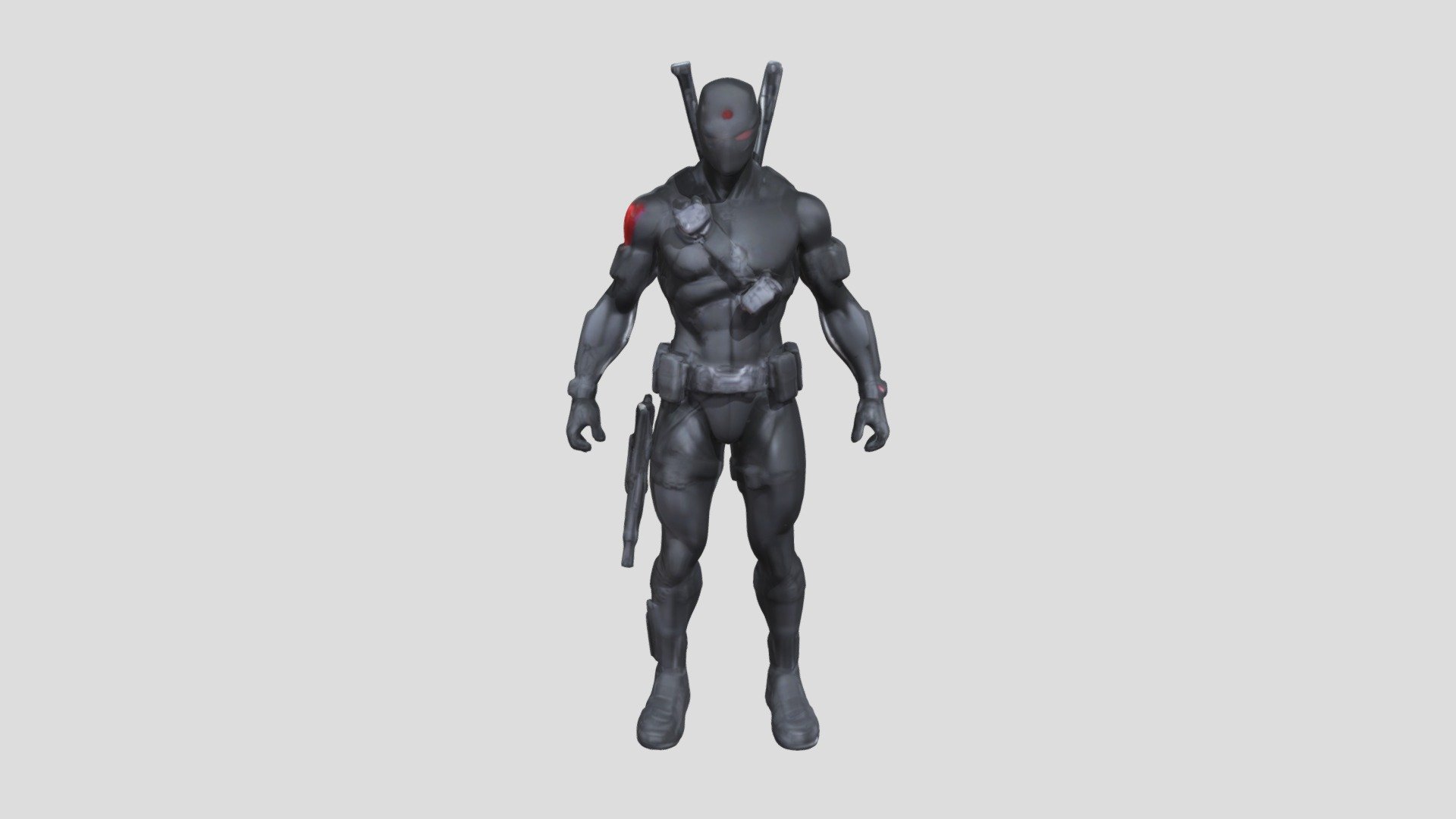 G.I.Joe Snake-eyes sculpted model - Download Free 3D model by Karl ...