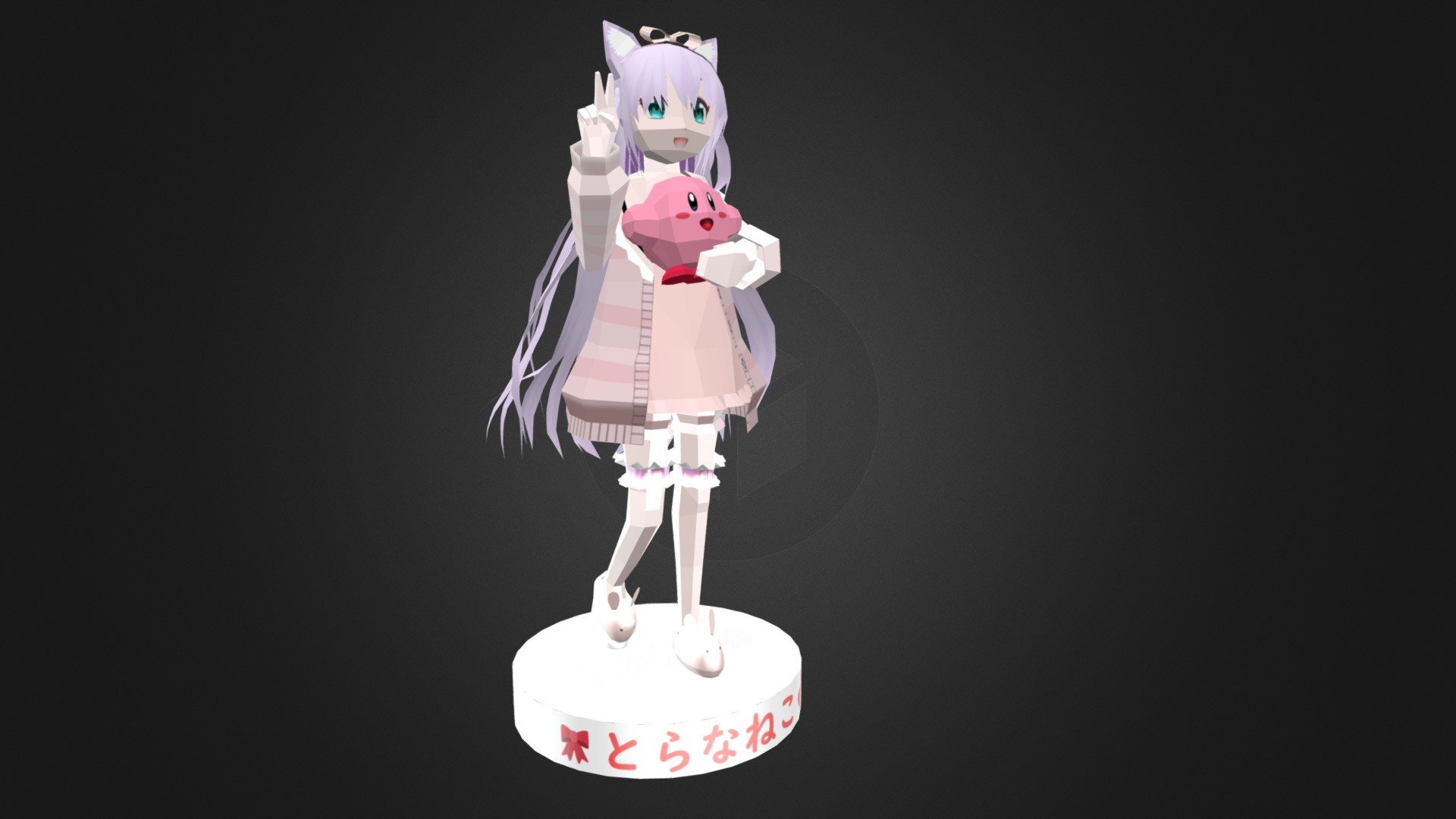[low poly] とらなねこ - 3D model by Red Kaiser (@redkaiser555) [1df0eca ...
