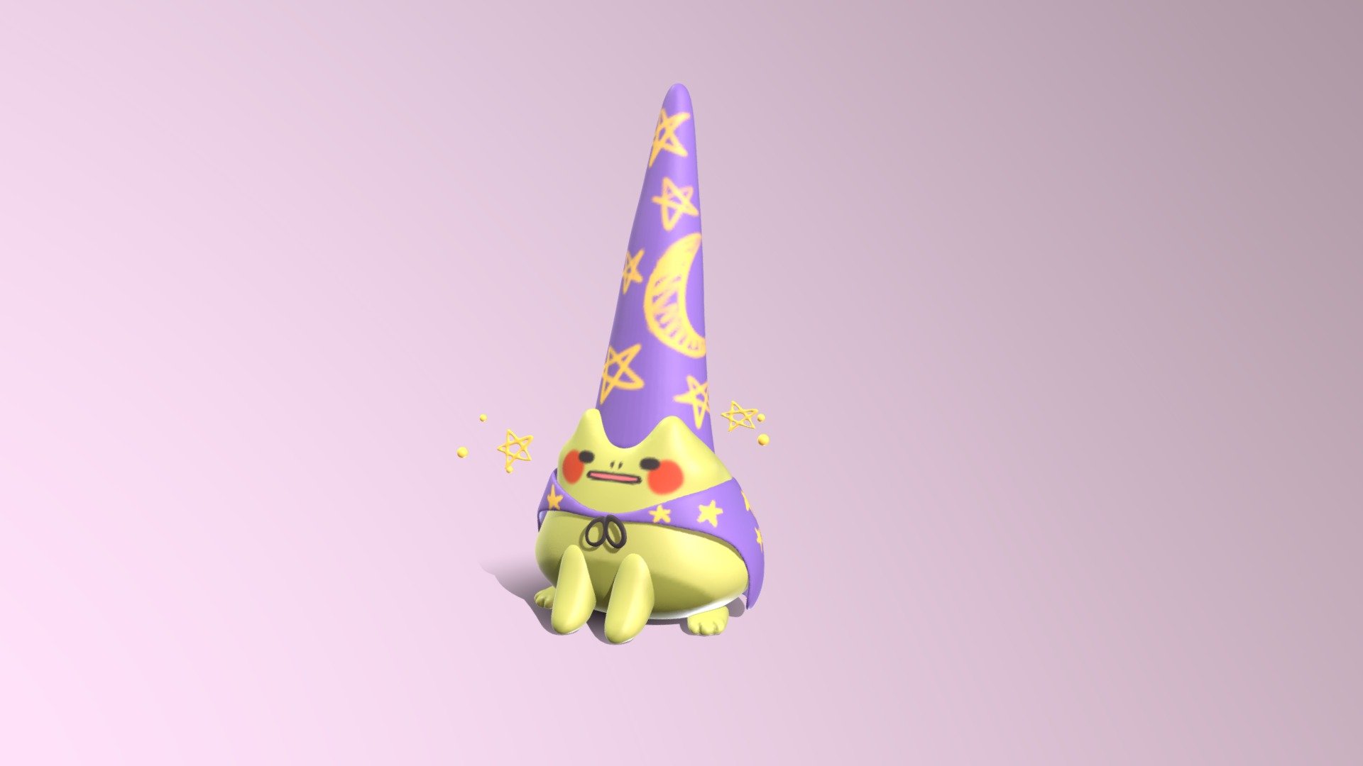 toadbert the wizard 10th Sept 2020 - Download Free 3D model by cornsoup [1df1df4] - Sketchfab