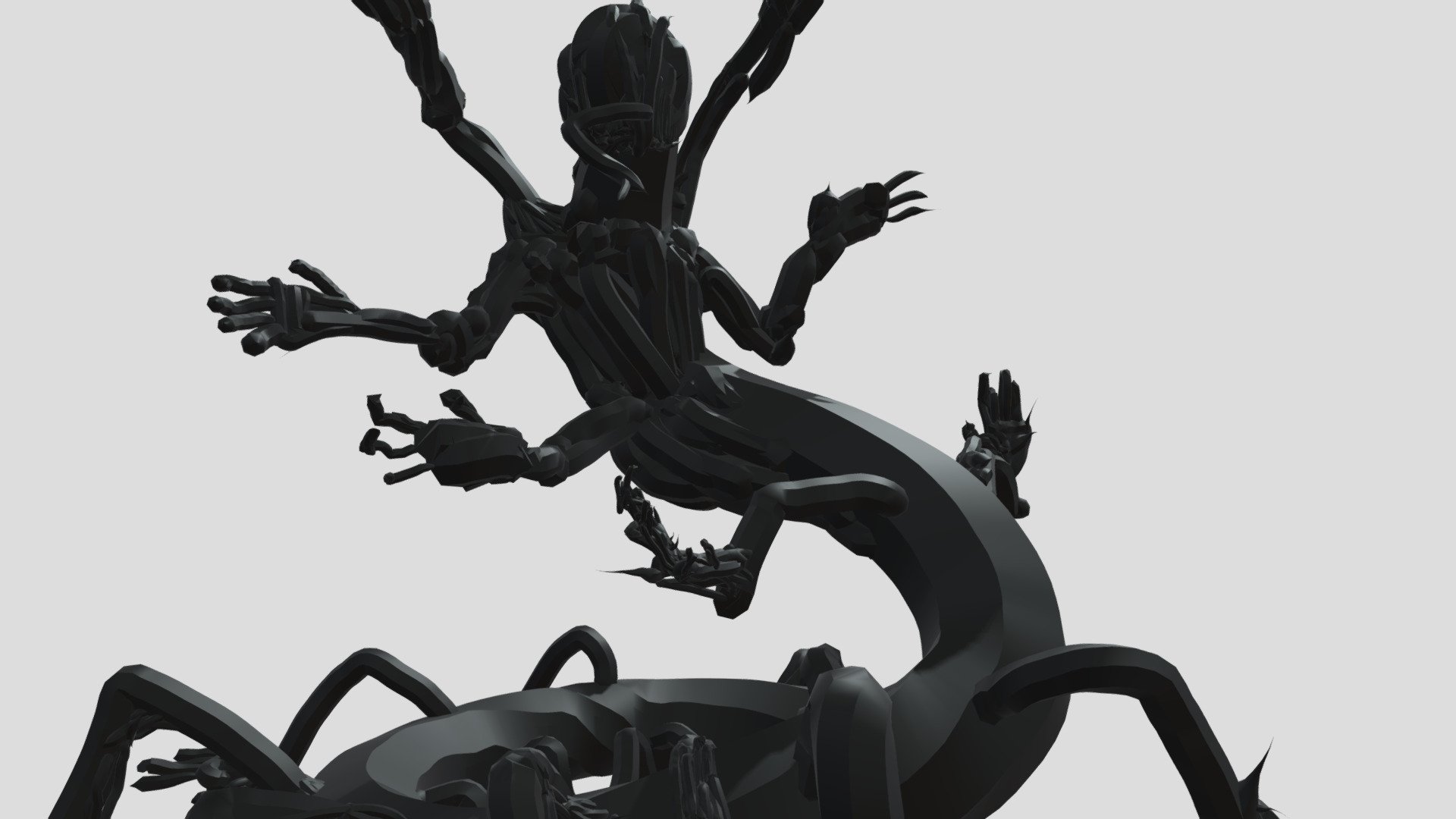centipedeman2 - 3D model by AB (@AbsoluteMarmalade) [1df2498] - Sketchfab