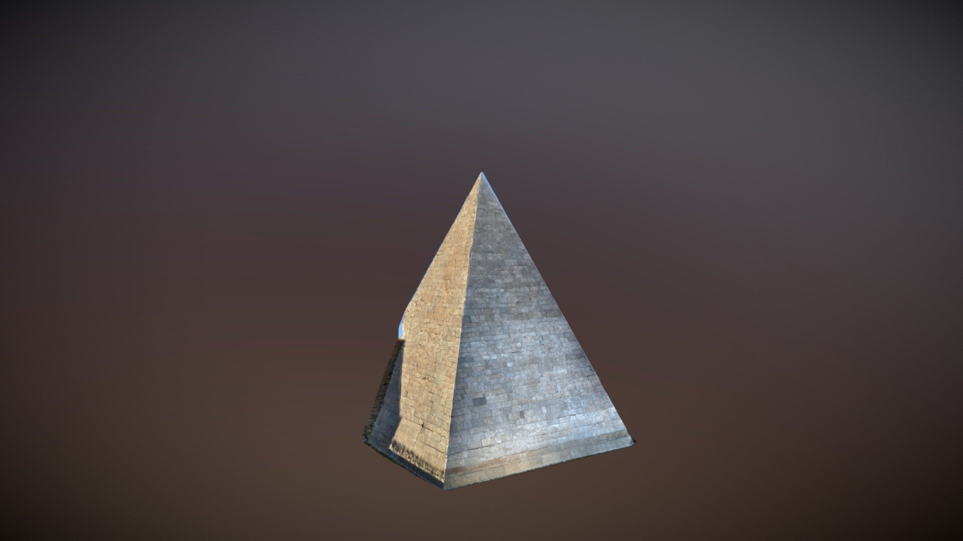Piramide Cestia - 3D model by gaiatrombetta01 [1df2905] - Sketchfab