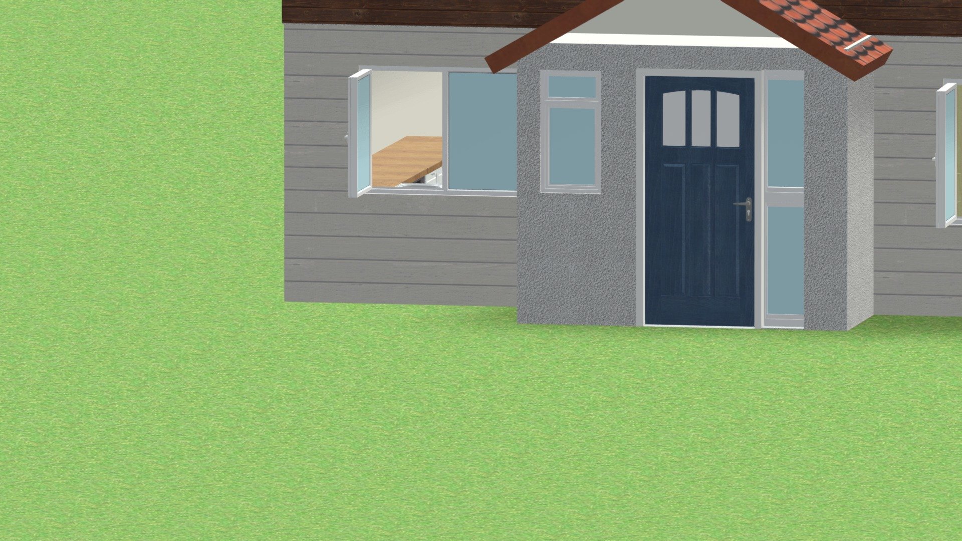 House with Ground Floor as is and with Extension - Download Free 3D ...
