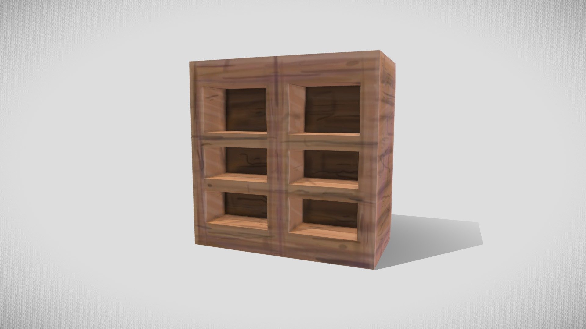 Low Poly Shelf - Download Free 3D model by leebayarts [1df3183] - Sketchfab
