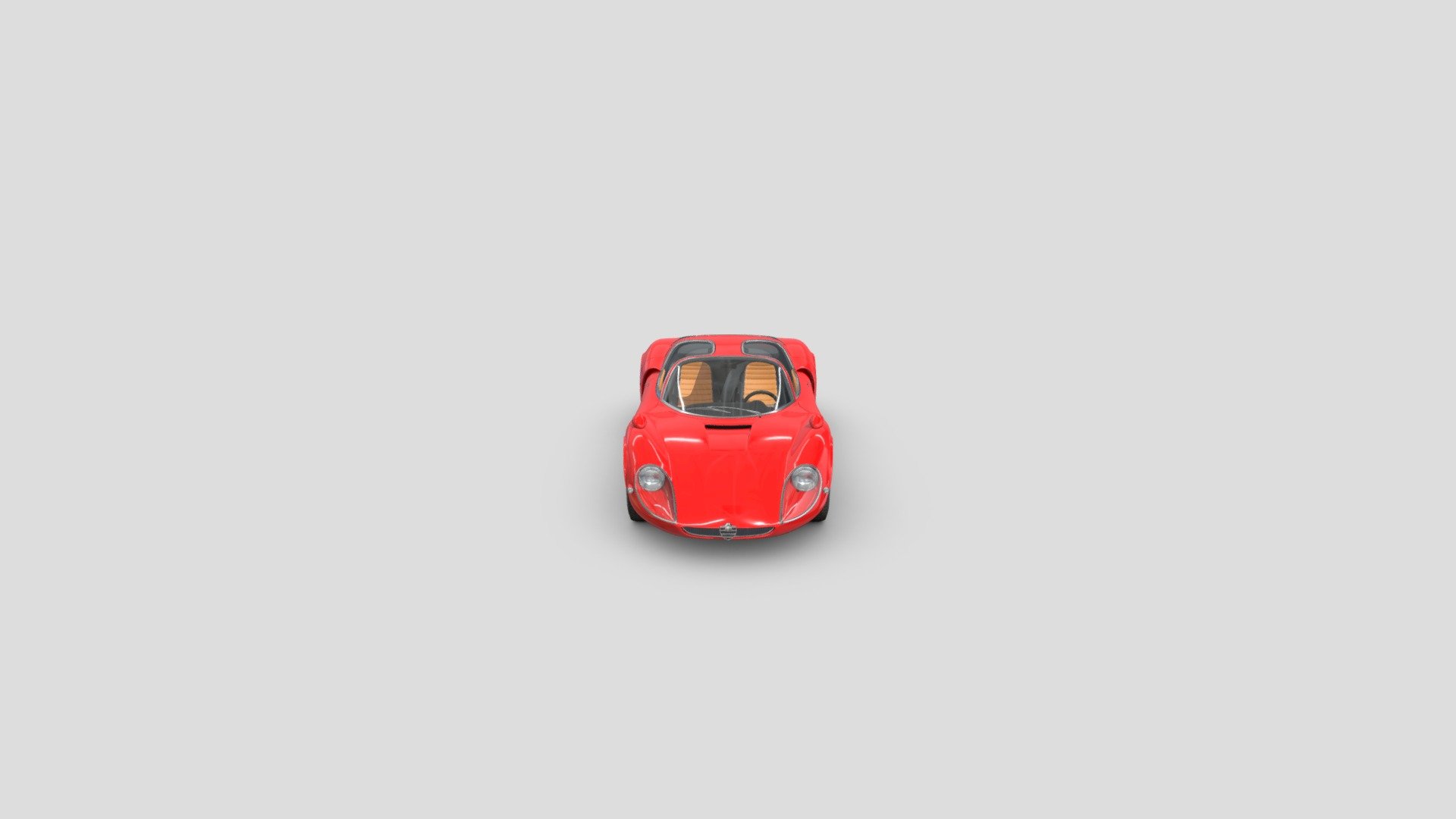 Alfa Romeo Red Vintage - Download Free 3D model by haidariabbas.99 ...