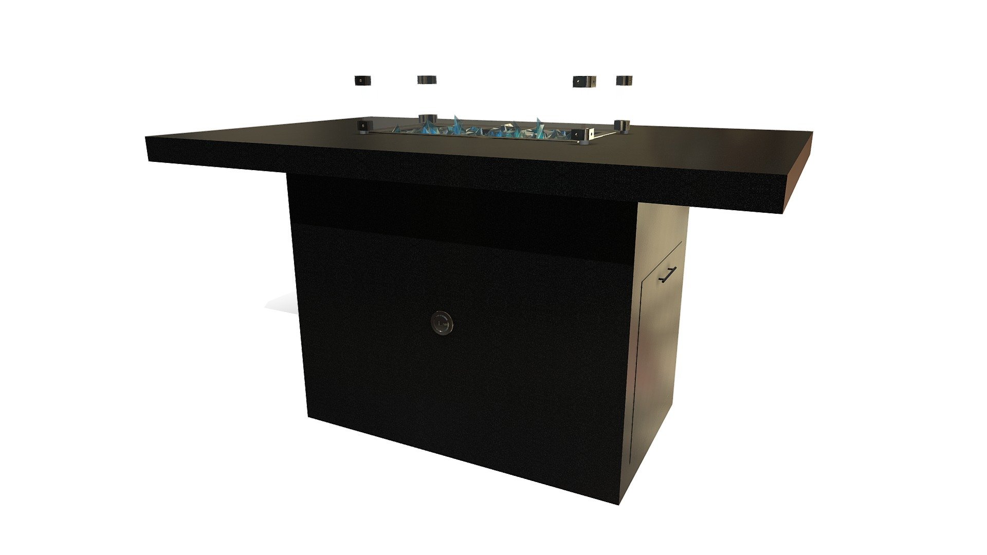 Modofire Bella Linear Rectangle Fire Table - Download Free 3D model by ...