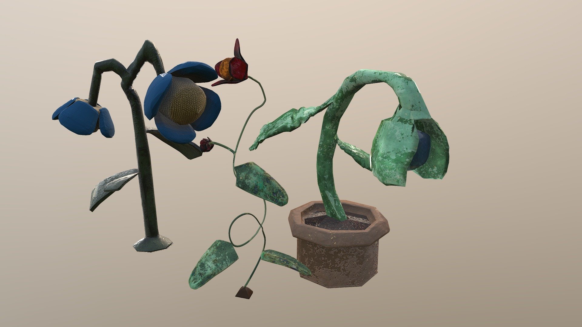 Alien Plants - Download Free 3D model by shellybrulez [1df7df9] - Sketchfab
