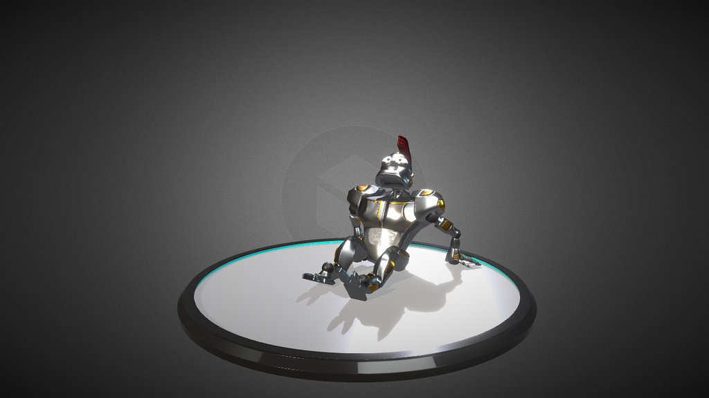 [Animation] Spartan Robot - 3D model by MartinRH [1df8b9f] - Sketchfab
