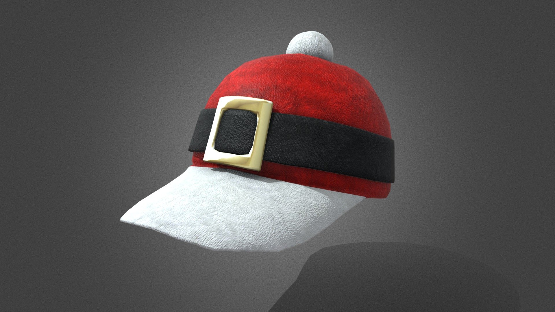 Christmas Santa Cap - Buy Royalty Free 3D model by FizzyDesign [1dfa840 ...
