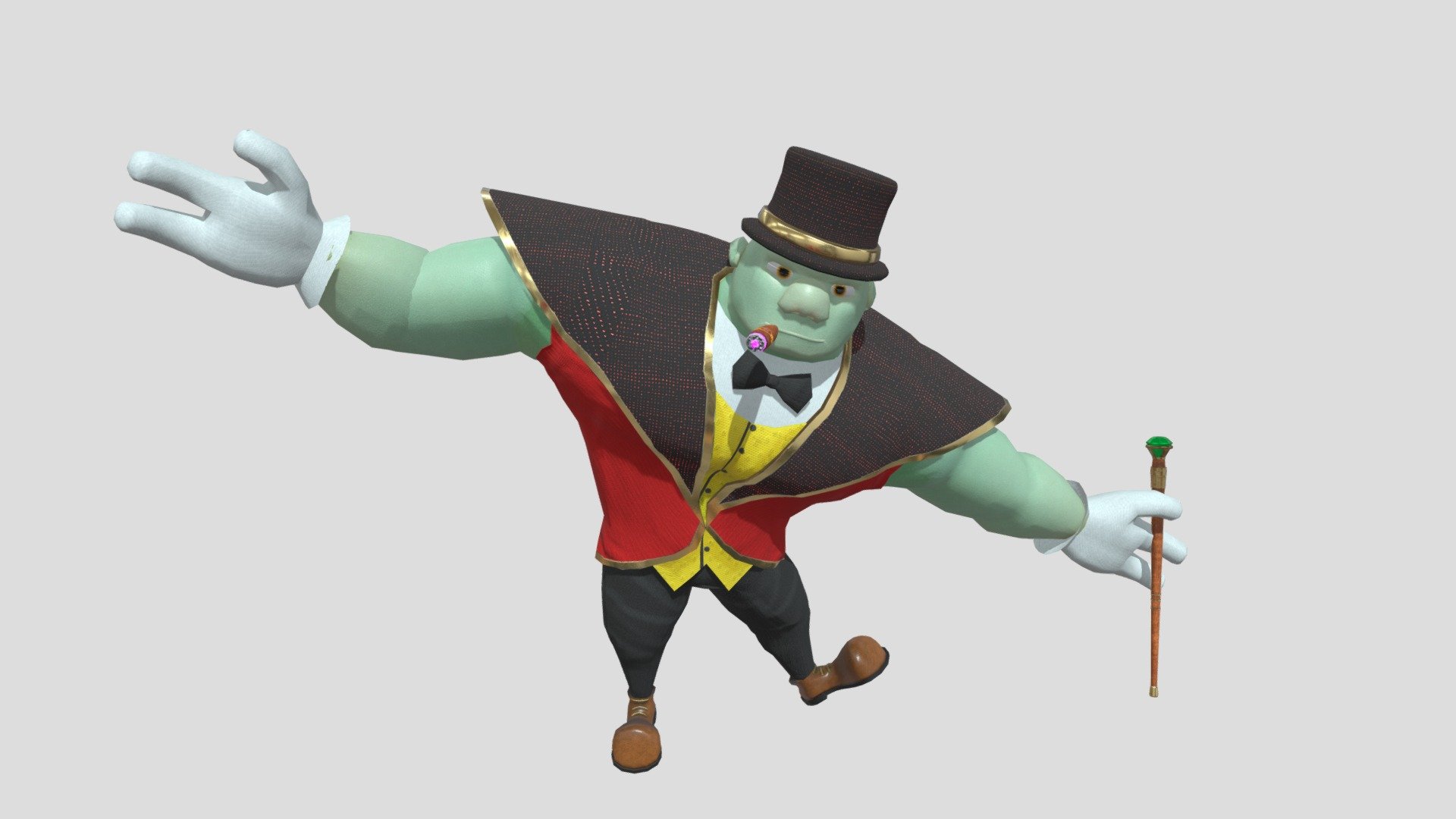 Sci-fi Circus Host & equipment - 3D model by Alistair_UON (@AlistairBon ...