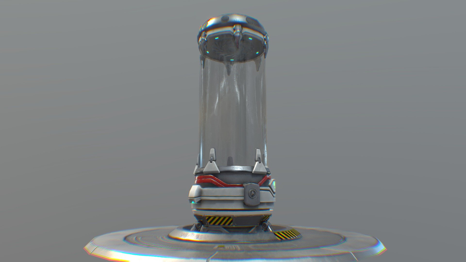 Sci-fi capsule - 3D model by Simon Green (@sammihs) [1dfbacf] - Sketchfab