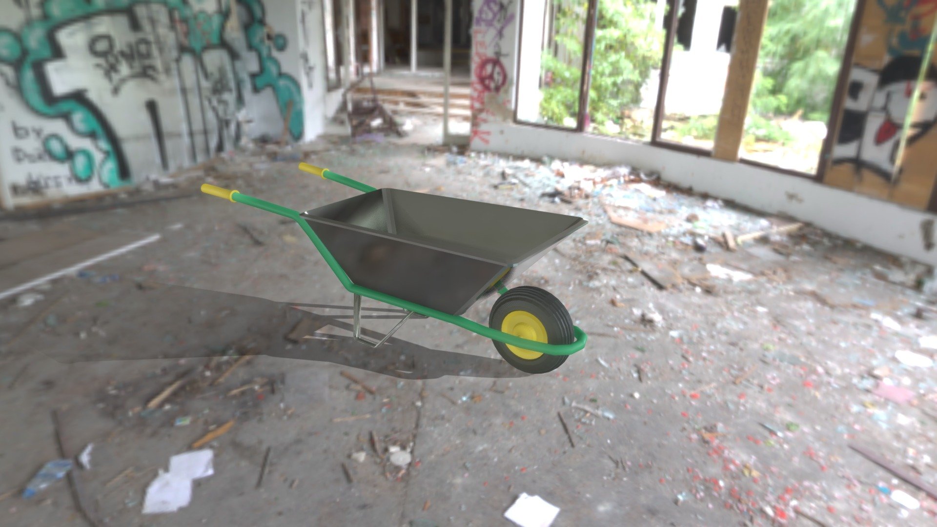 WheelBarrow - Low poly - Download Free 3D model by jesgrapa [1dfbd4b ...