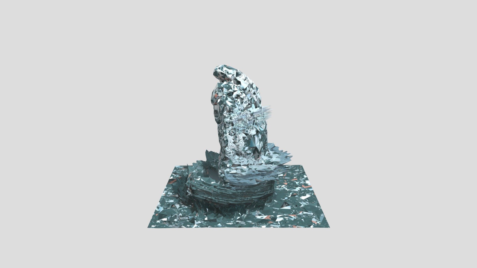 Frozen Hand 98% - Download Free 3D model by andrewgjames14 [1dfd1f9 ...