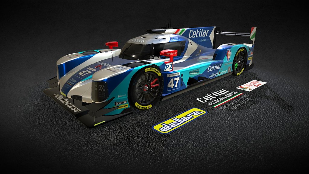 Dallara P217 LMP2 - Cetilar Villorba Corse - 3D model by jdaniel_92 ...