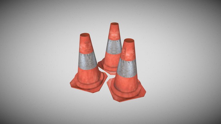 Traffic-cone 3D models - Sketchfab