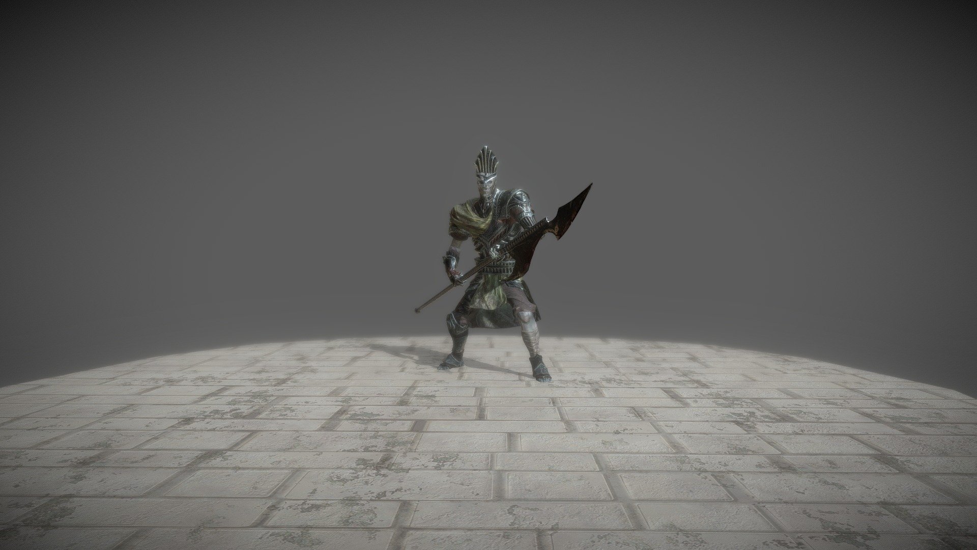 Forgotten knight - Attack animation - DS3 fanart - 3D model by Frida_03 ...