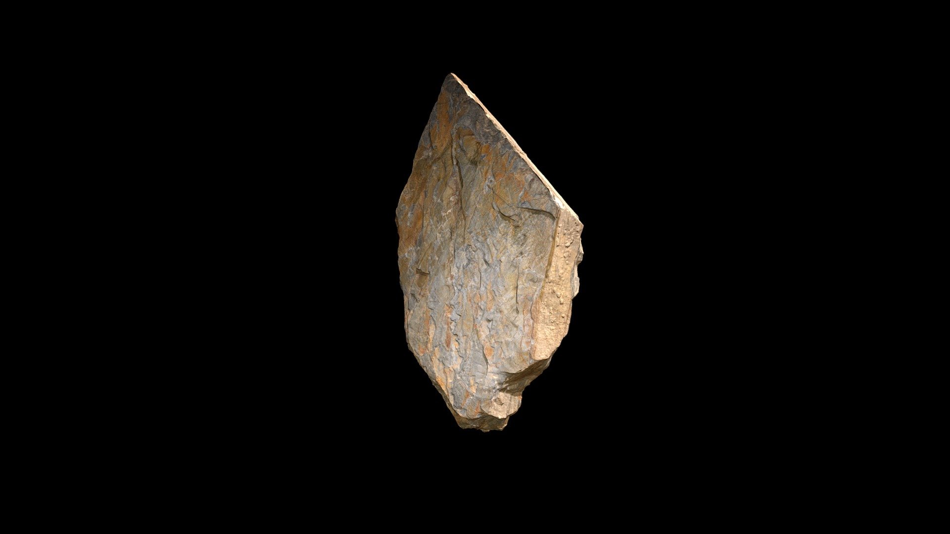 Speke Keeill Ogham Stone (Manx Cross 205) - 3D model by ...