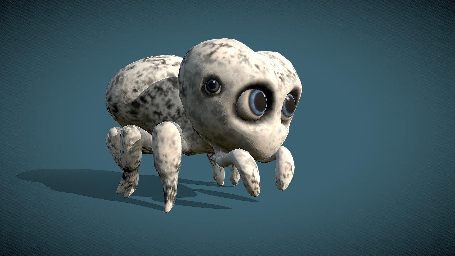 Cartoon jump spider - Buy Royalty Free 3D model by 3DAnvil [1e038e2 ...