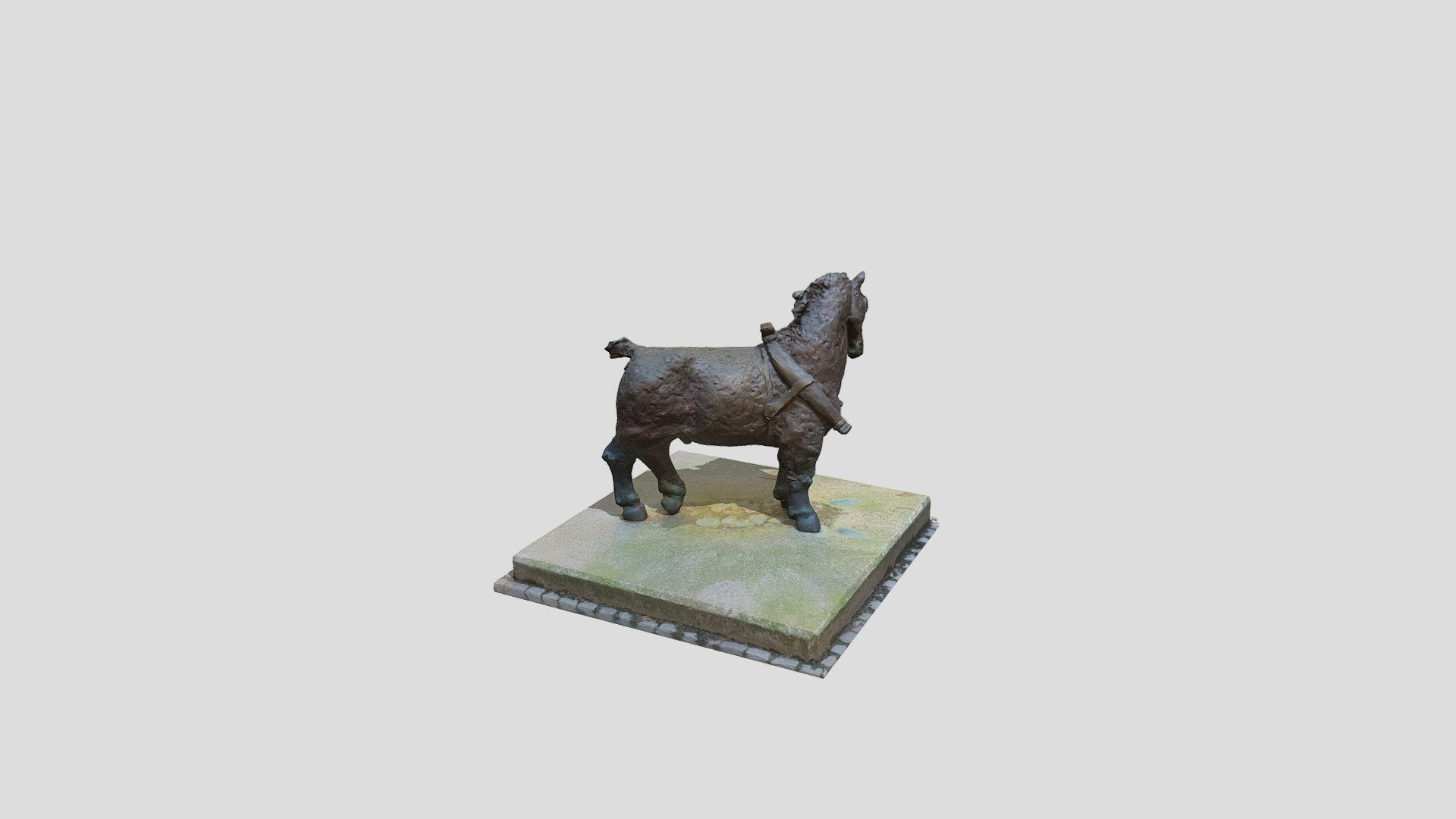 Horse Statue, Animated - 3D model by August.Streith [1e04db2] - Sketchfab