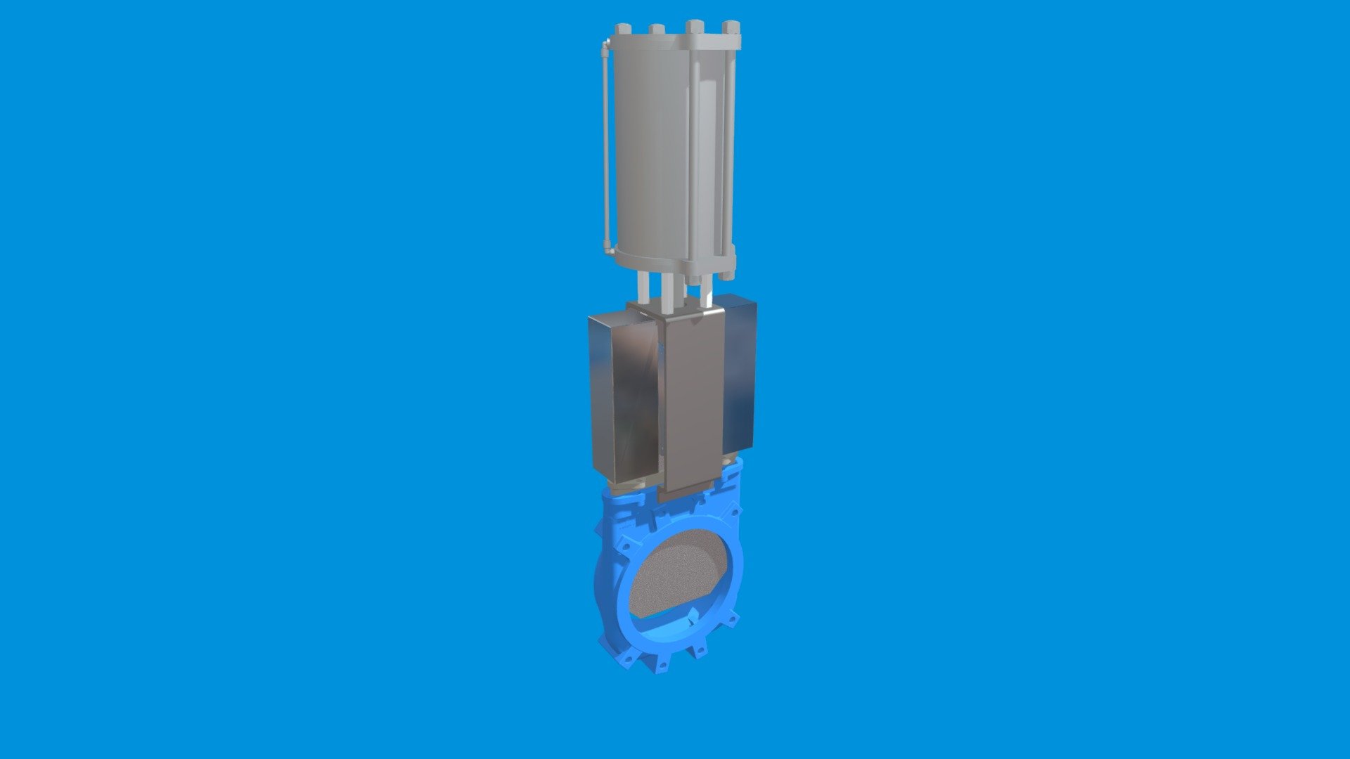 Knife Gate Assembly - 3D model by Festo-Canada [1e085df] - Sketchfab