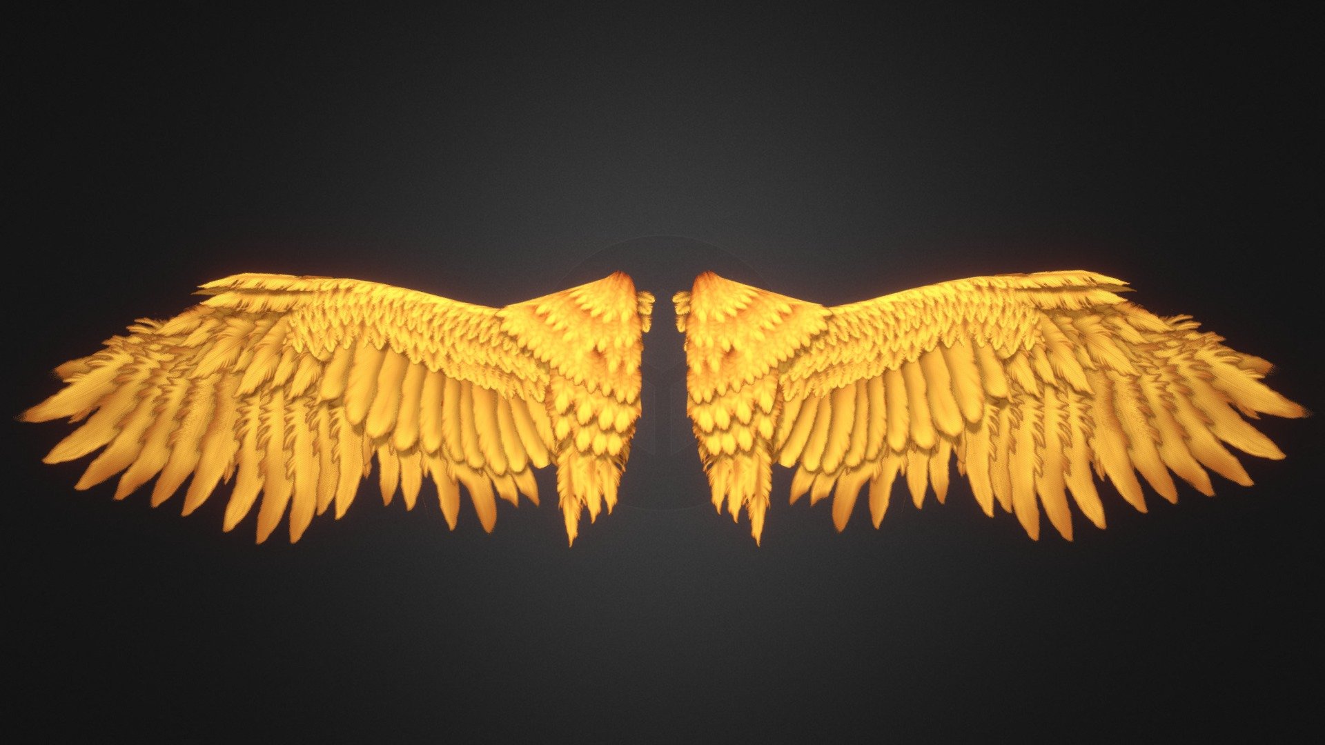 Game Ready Realistic Feathered Wings - 3D model by Larnce Hicks ...