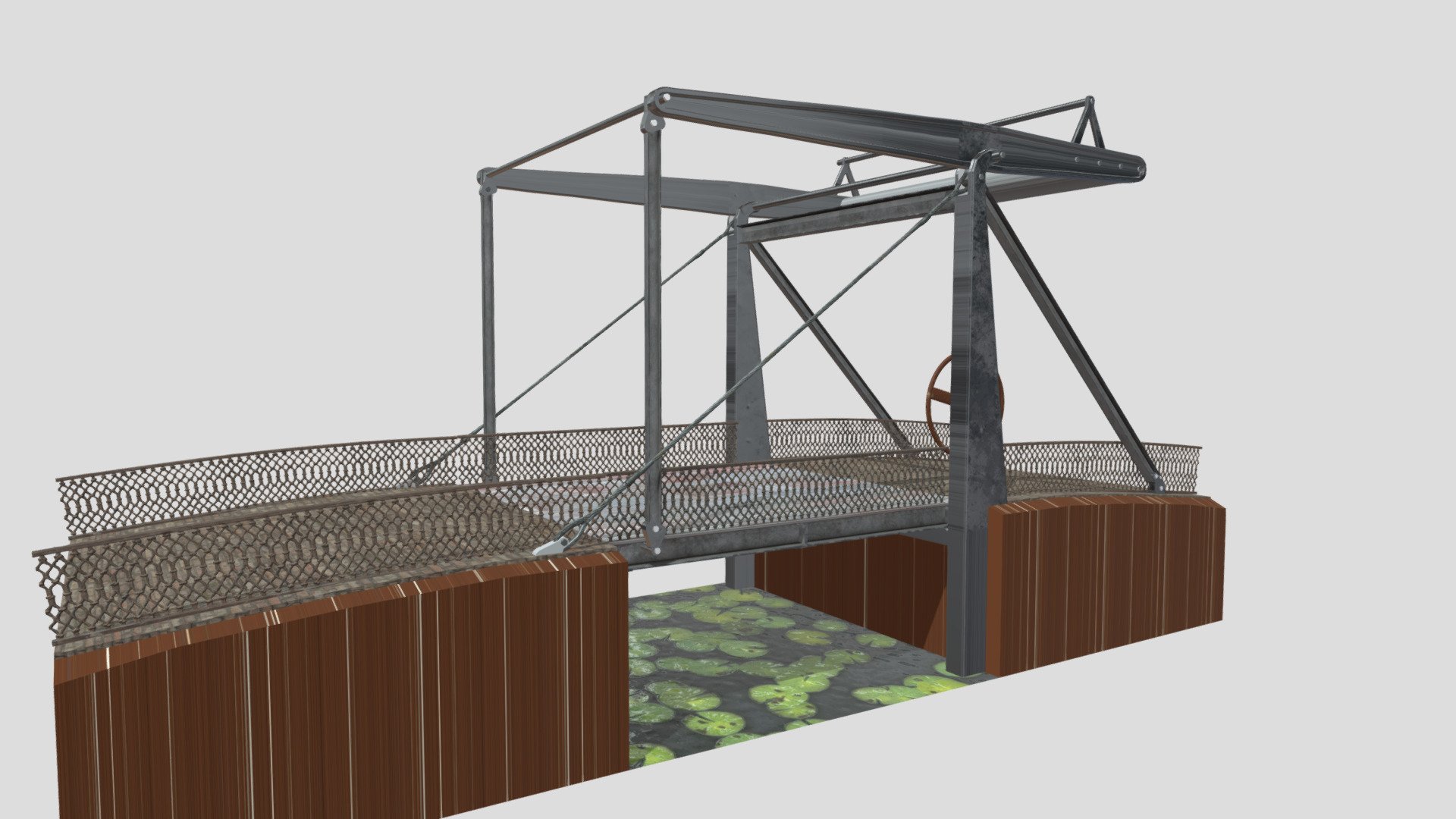 Dutch Draw Bridge Amsterdam - Download Free 3D model by ustoopia ...