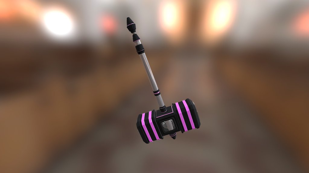 Sci-fi Hammer - 3D model by Fairley [1e0951f] - Sketchfab