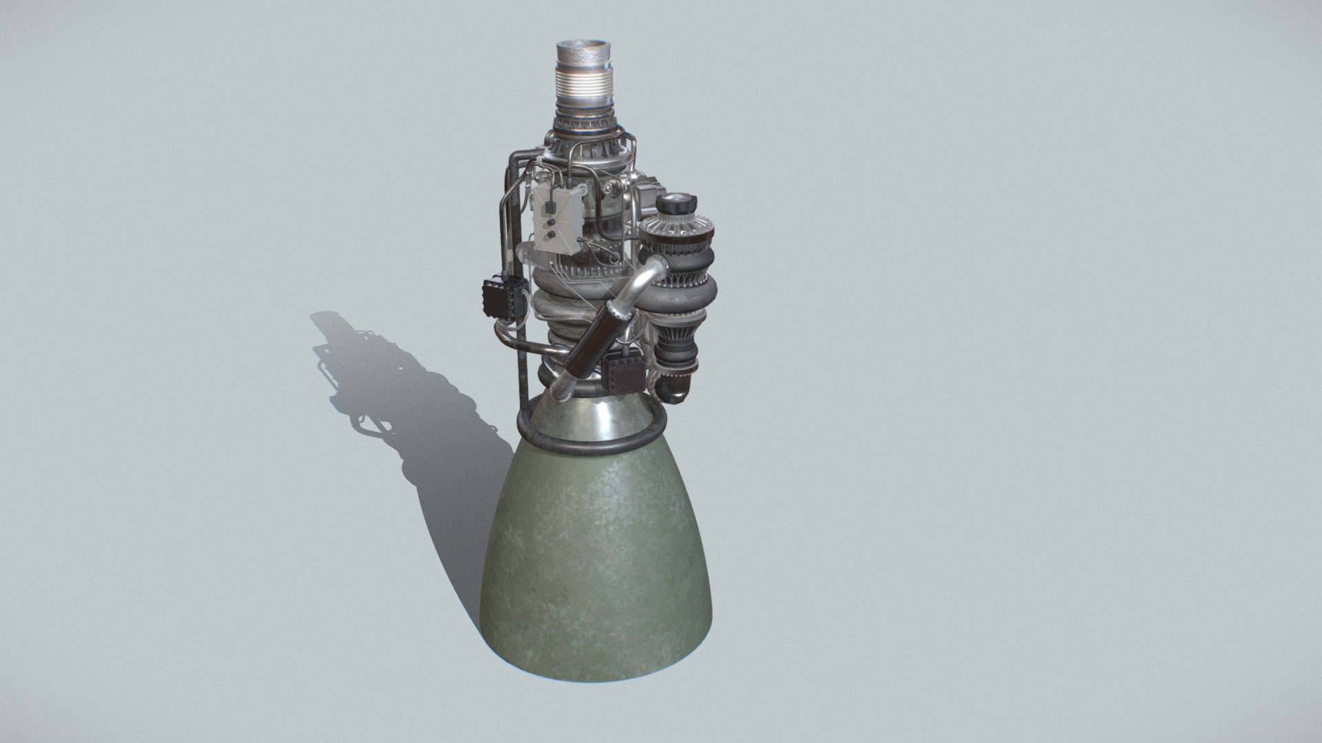 Raptor 2 Rocket Engine - Buy Royalty Free 3D model by MargetaCG ...