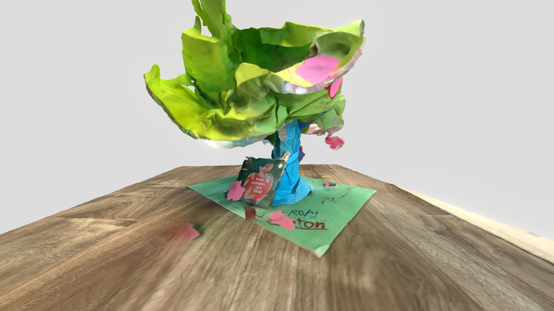 Ashton Tree Paper Sculpture - 3D model by Jason.Yeh [1e0c81f] - Sketchfab