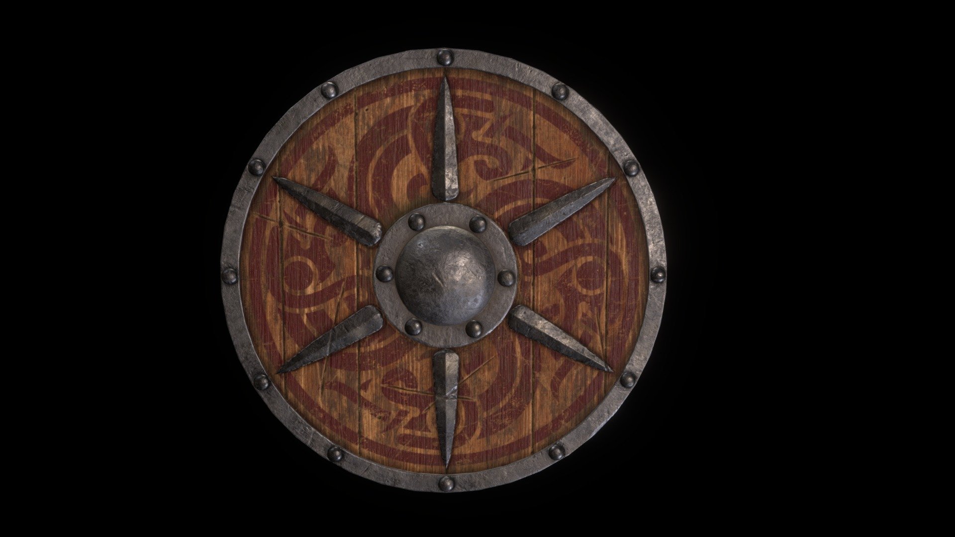 Viking Shield - 3D model by how low (@1tach1) [1e0d965] - Sketchfab