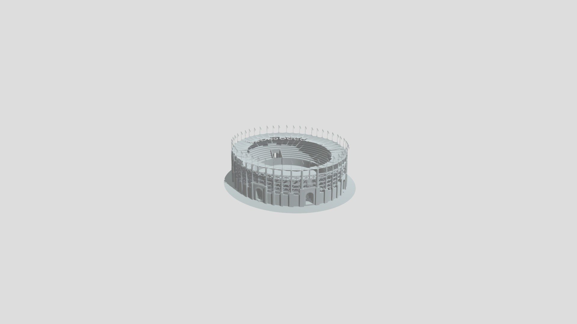 Anfiteatro - 3D model by gcasero [1e0e4d0] - Sketchfab