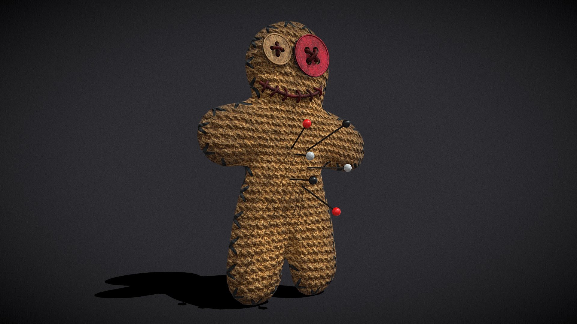 Simple Burlap Pin Effigy - Download Free 3D model by ...