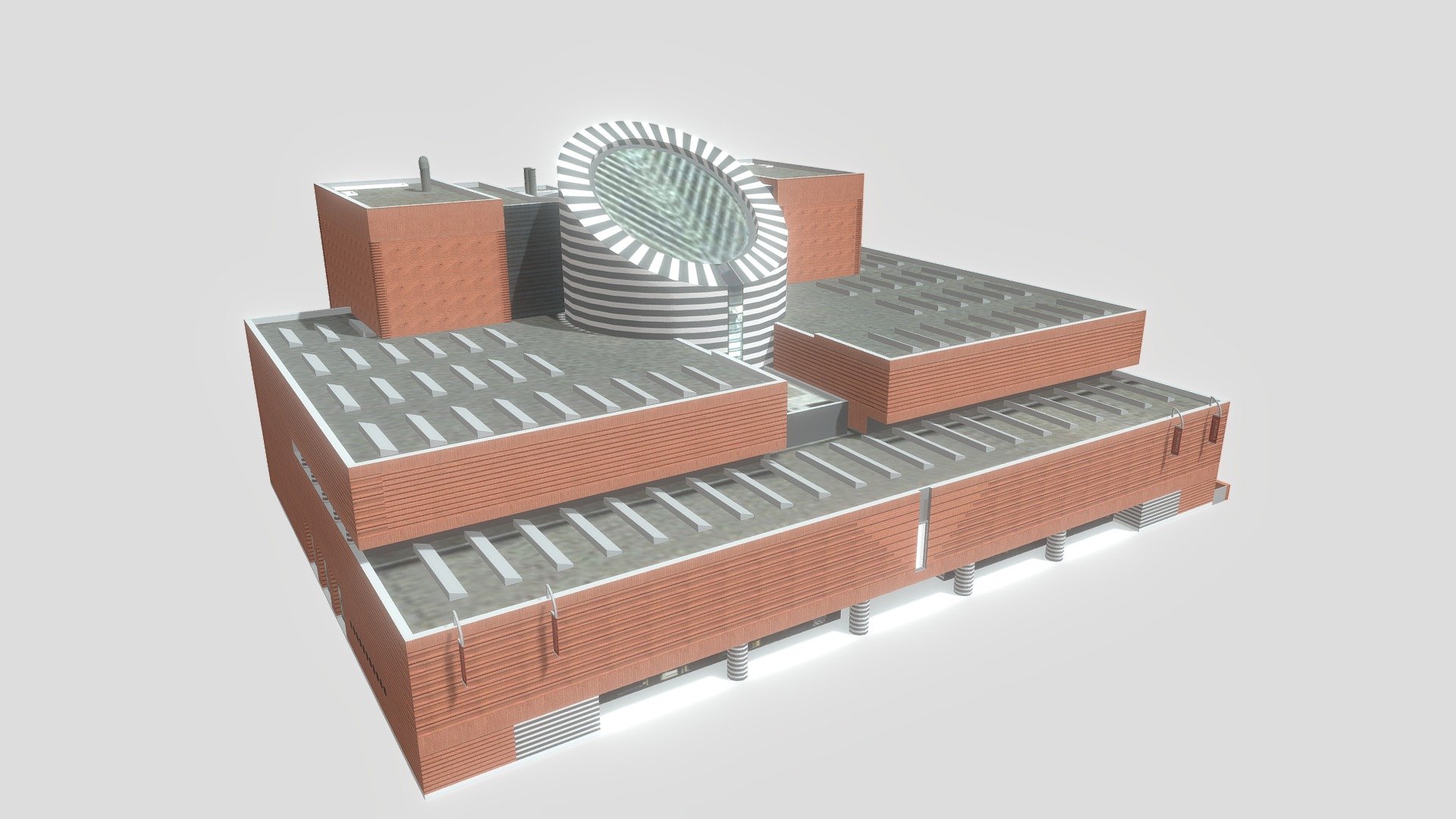 Mario Botta San Francisco Museum of Modern Art - 3D model by Stacked ...