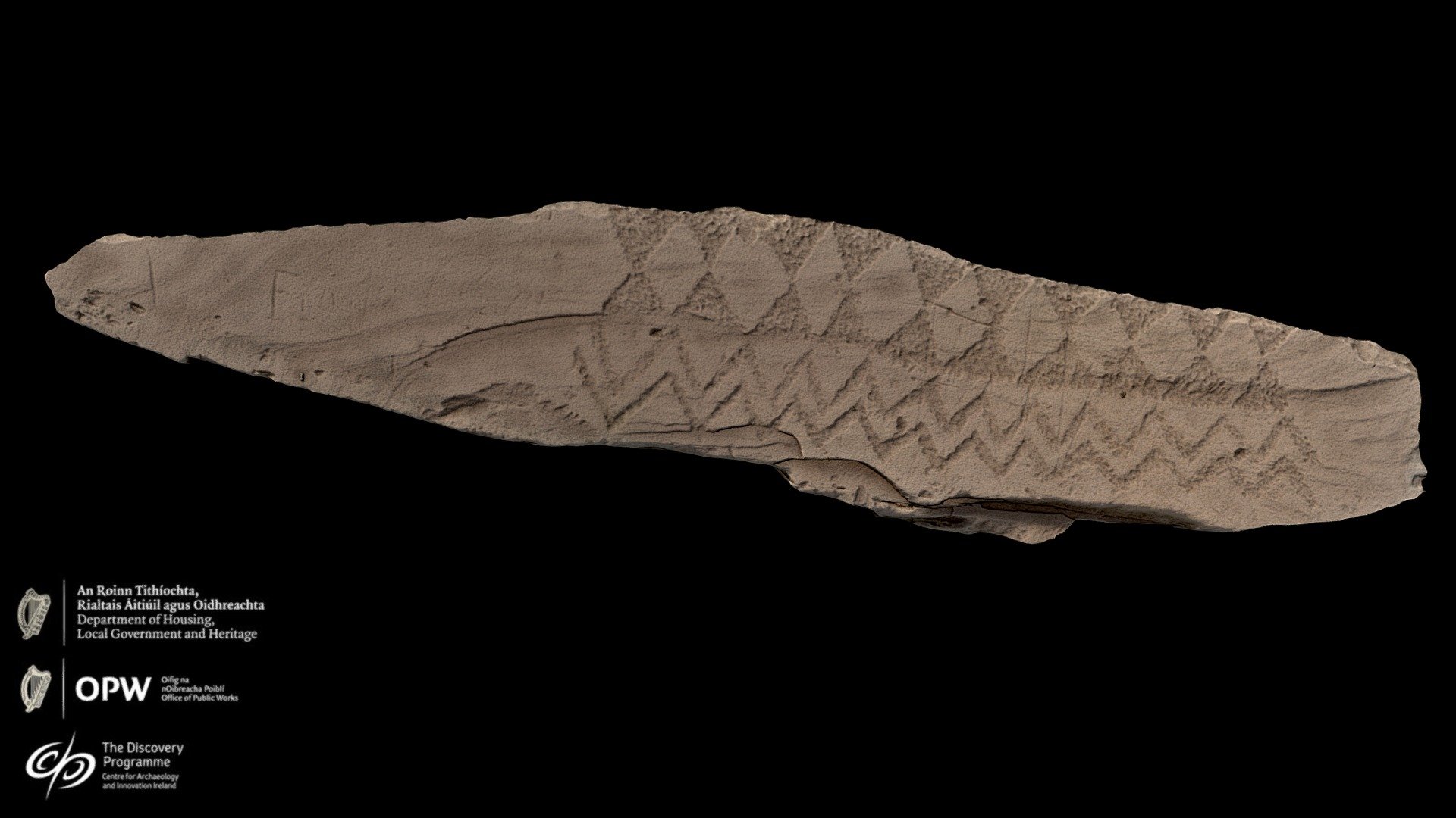 Newgrange Corbel Co.1/C2 (Photo) - 3D model by The Discovery Programme ...