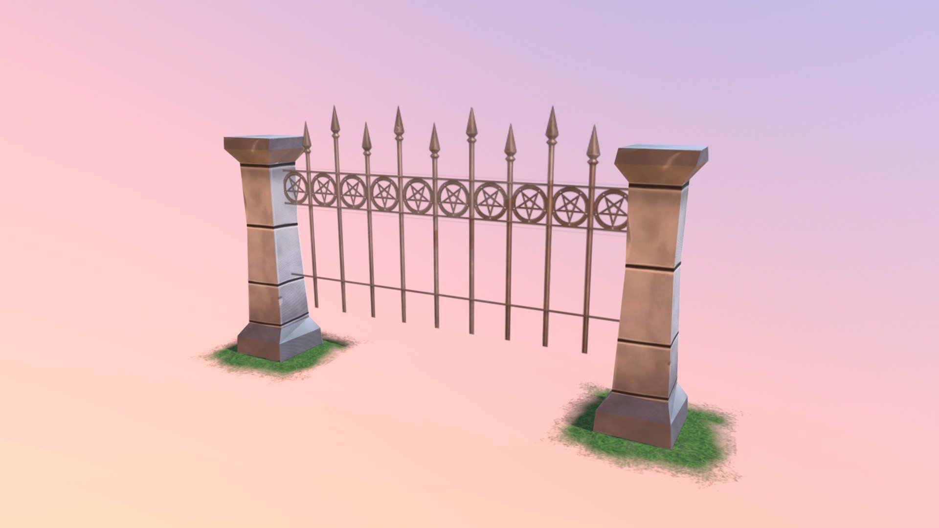 Fence - Download Free 3D model by hanjum [1e15eed] - Sketchfab