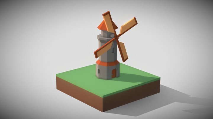 Windmill 3D models - Sketchfab