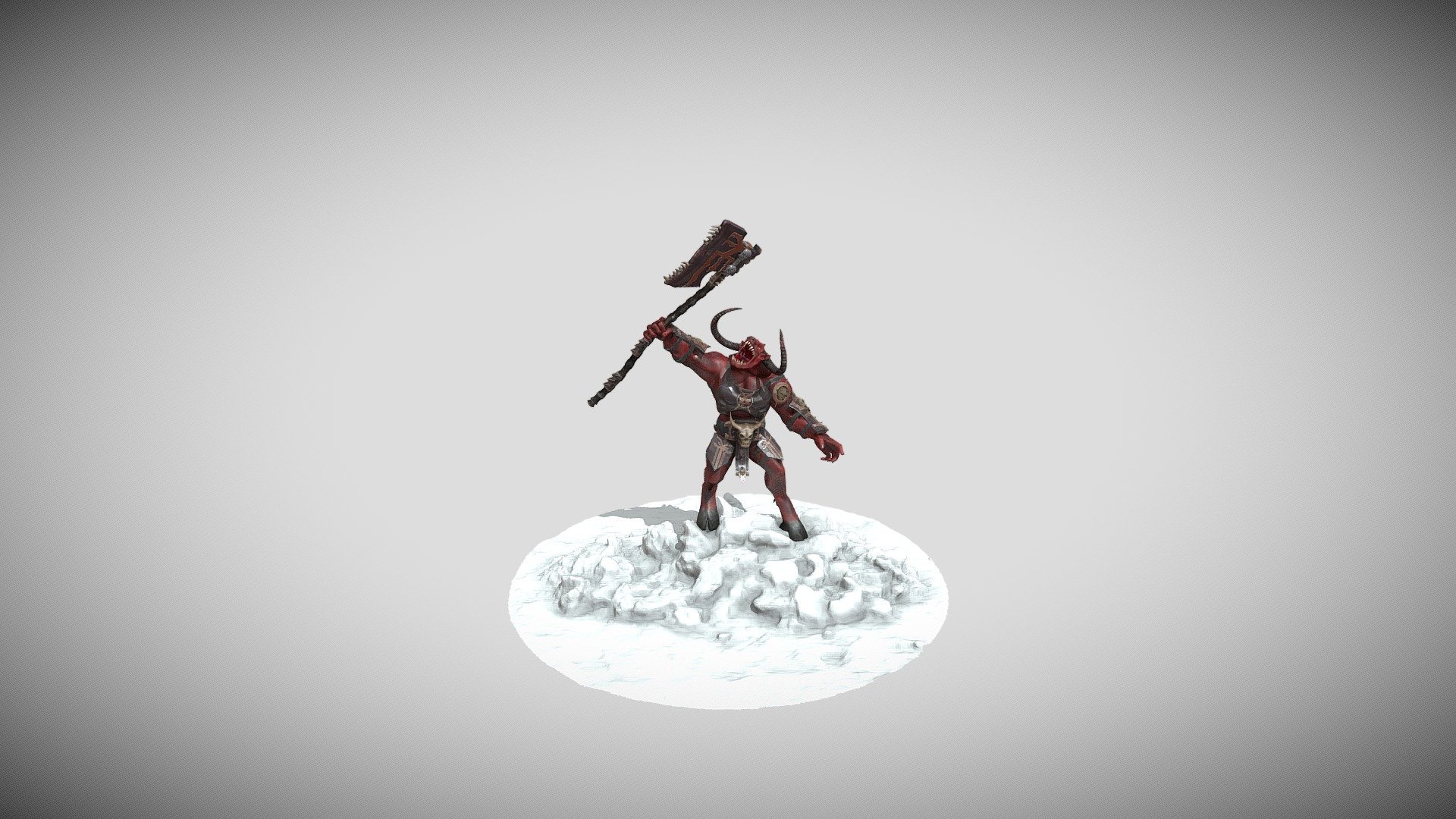 Khorne Blood Thirster - Warhammer 40K - 3D model by Marco (@Breino ...