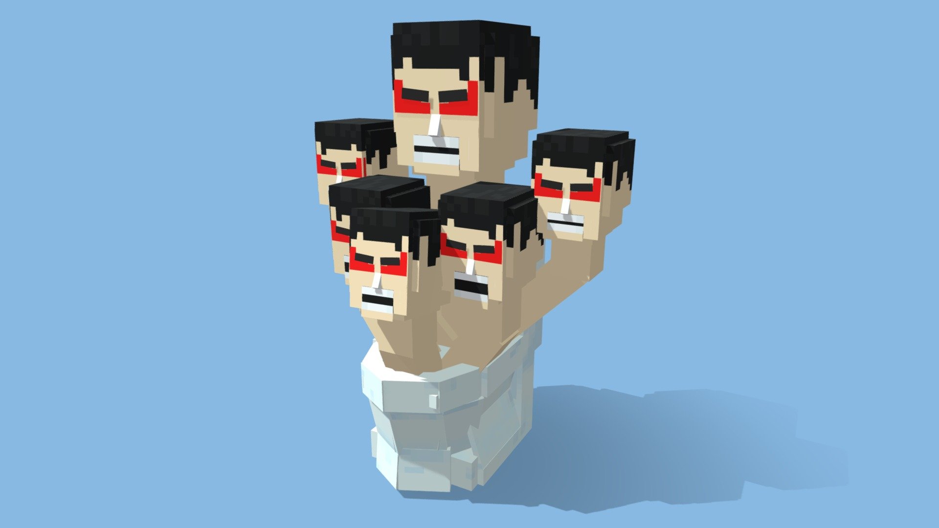 Skibidi Toilet Multiple - Minecraft - Buy Royalty Free 3D model by El ...