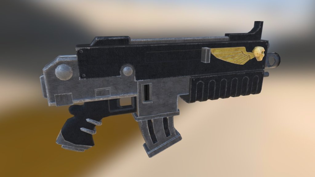 Boltgun - 3D model by sunny (@sunnay) [1e1948d] - Sketchfab