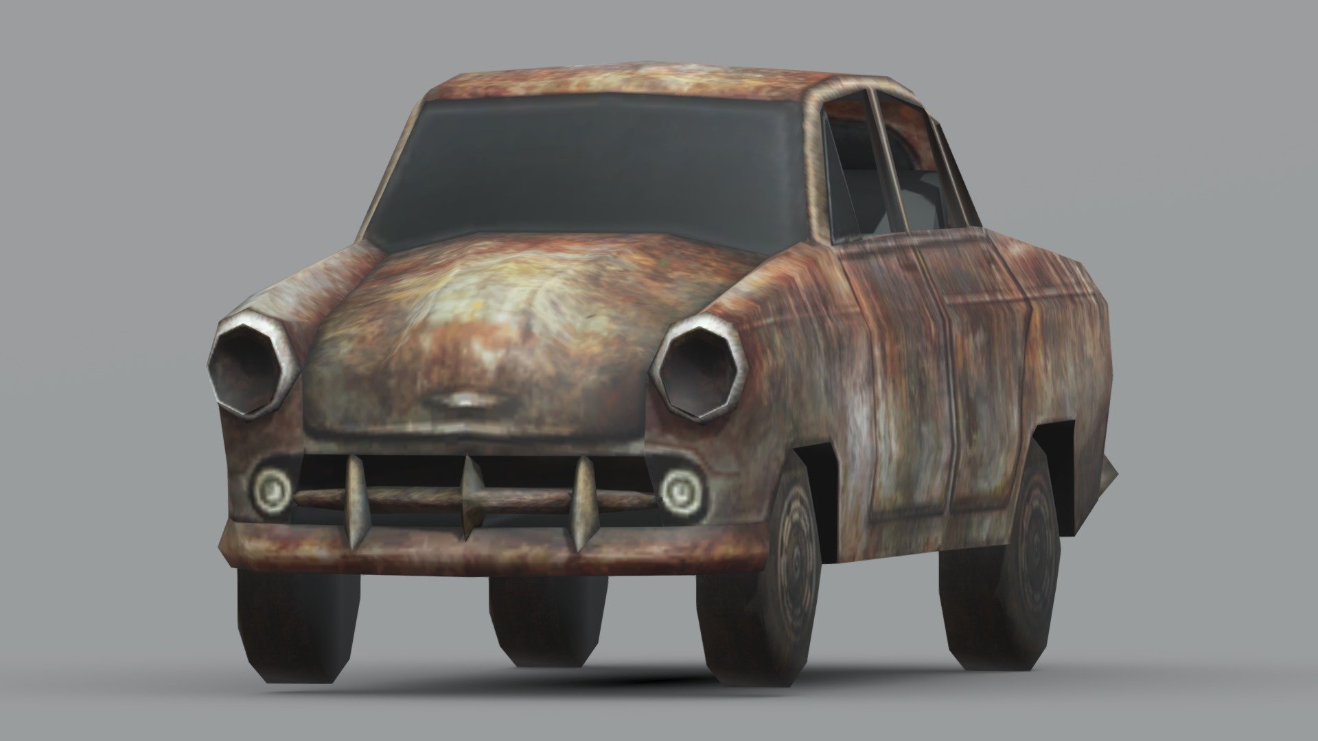 Broken Car - Download Free 3D model by maregajavier [1e19aa6] - Sketchfab