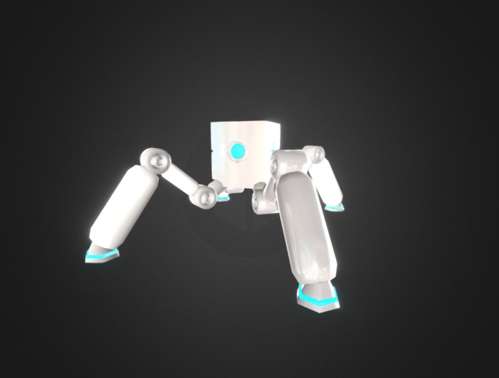 Robot Four Legs - Download Free 3D model by Mirandanimator [1e1b090 ...