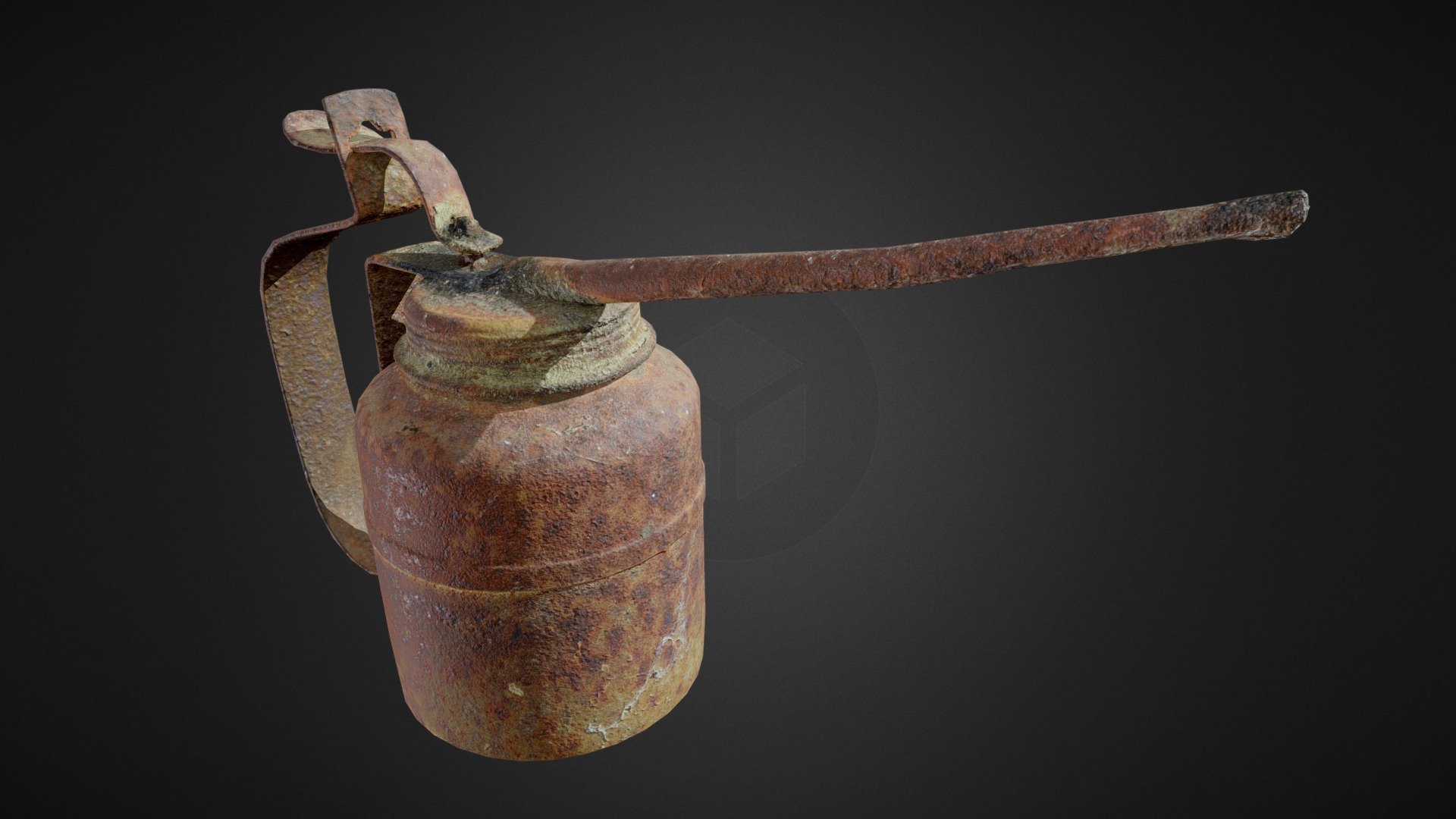 Rusty Oiling Can - 3D model by Esger [1e1bbab] - Sketchfab