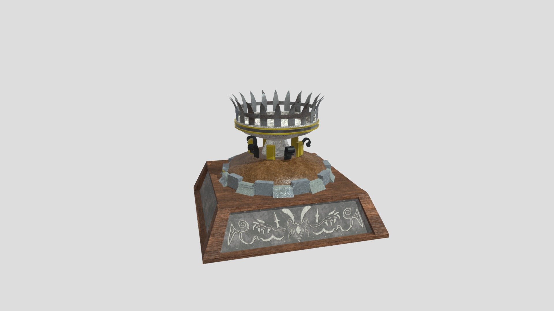 Brazier - Download Free 3D model by Just-Peeps (@Gatturnart) [1e1d14f ...